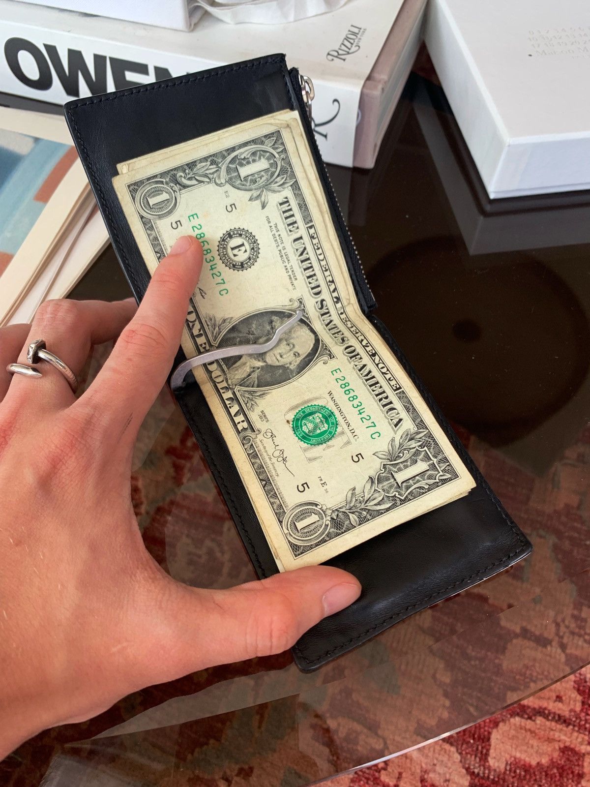 Maison Margiela Maison Margiela Hand Painted Money Clip Wallet | Grailed