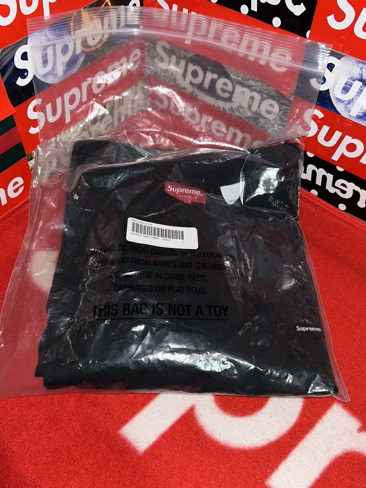 Supreme Supreme Small Box Logo Long Sleeved Tee size Large NEW | Grailed