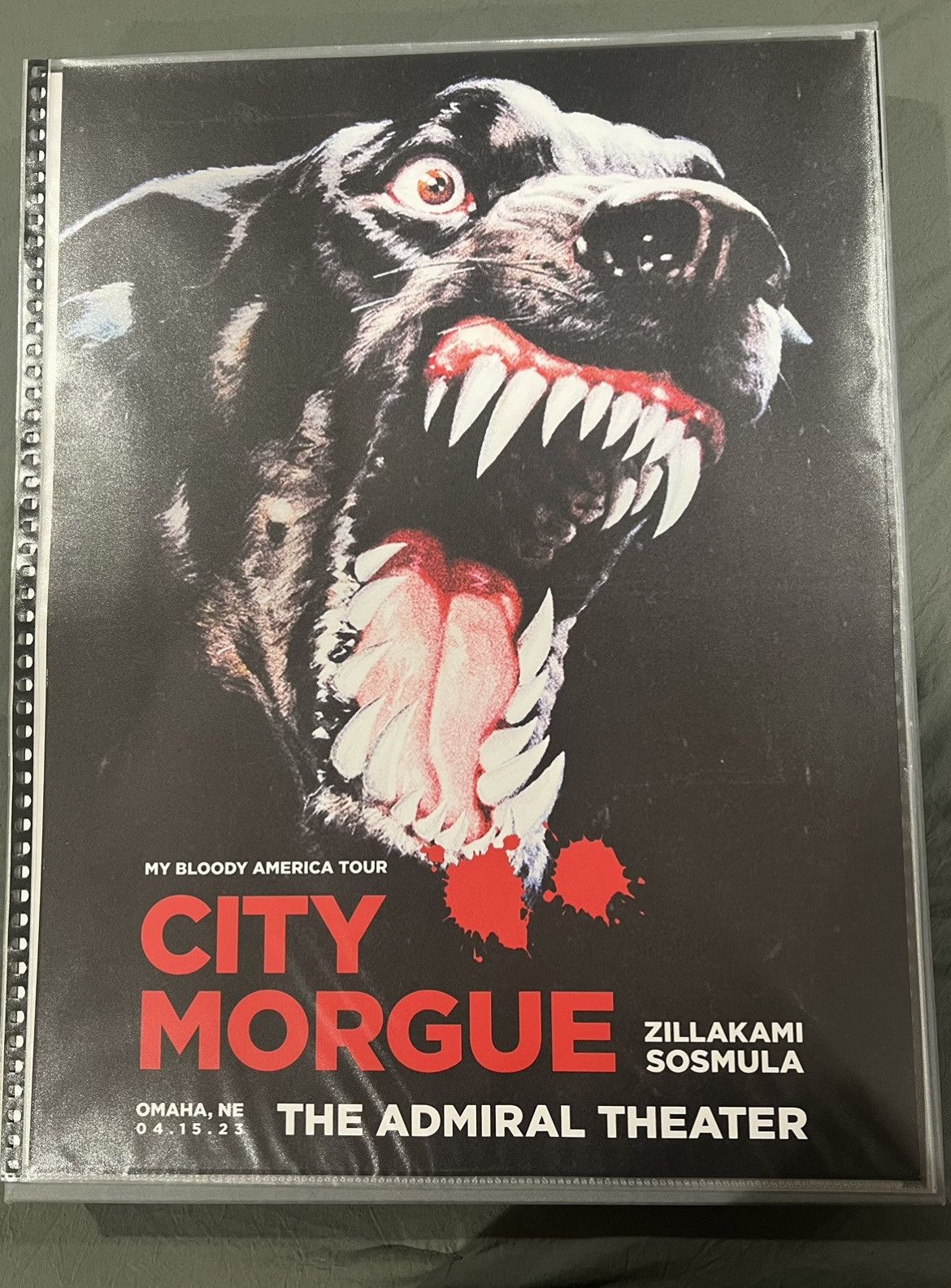 City Morgue City Morgue My Bloody America tour poster Omaha NE | Grailed