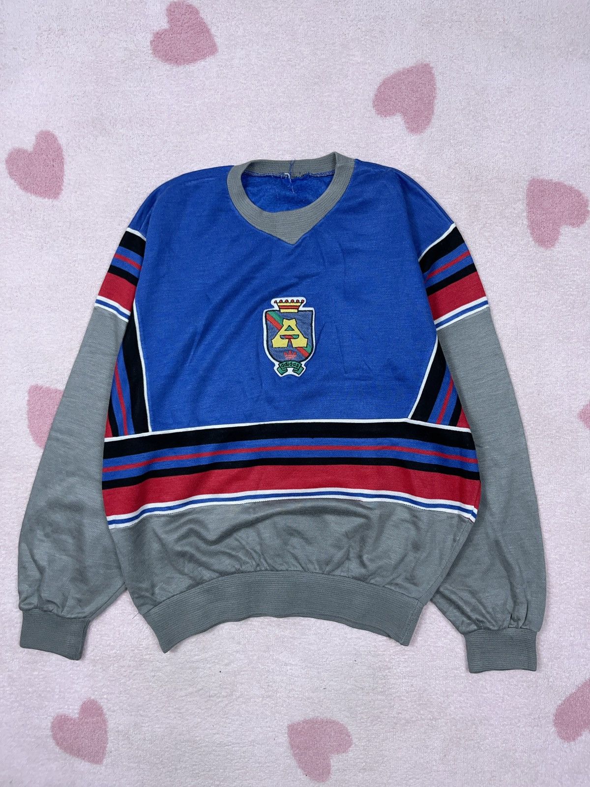 Adidas × Streetwear × Vintage 70s/80s adidas vintage boxy center logo ...