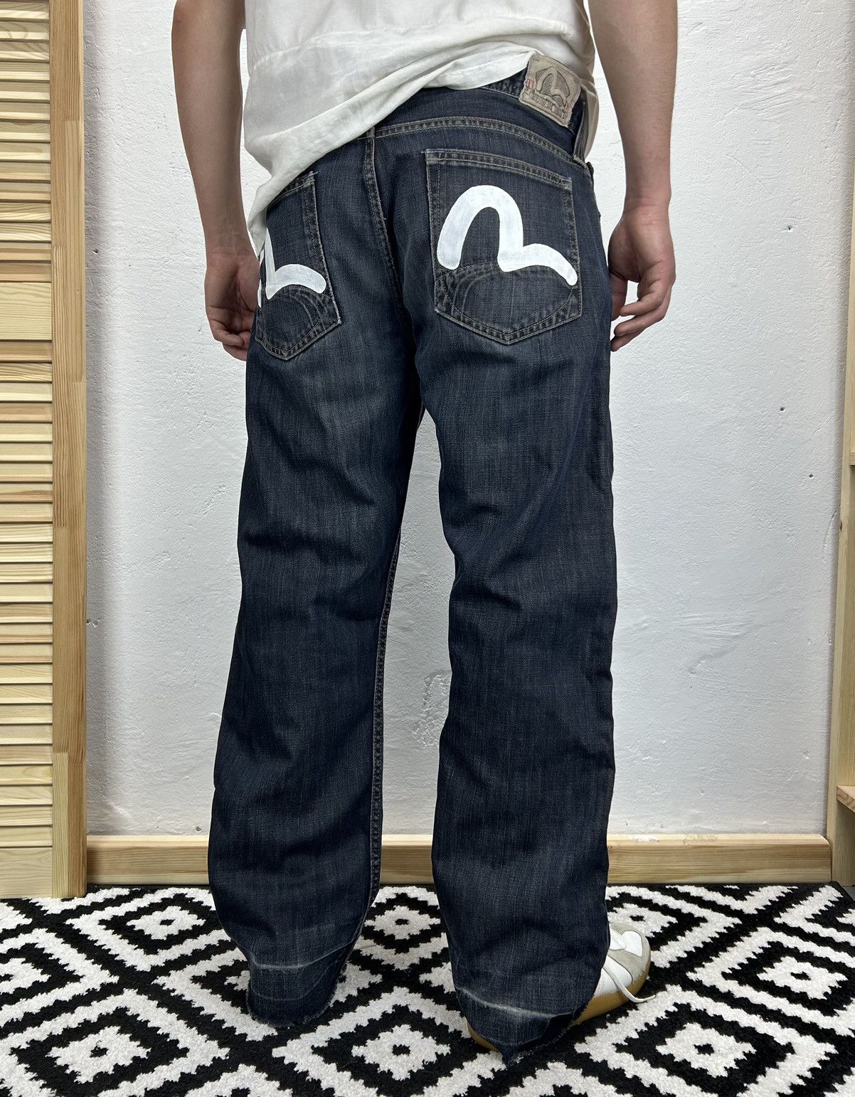 Evisu × Puma × Vintage Evisu Puma Vintage denim jeans size 38-36 | Grailed