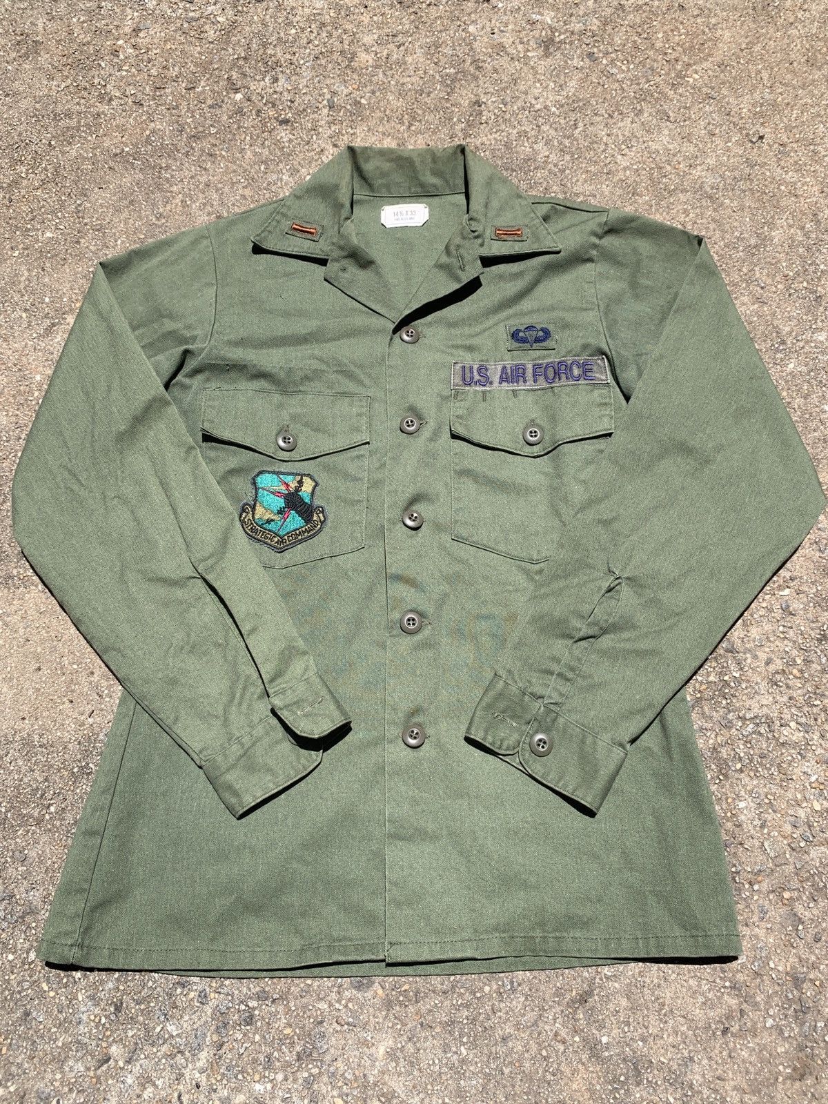 Vintage Vintage 70s US Military Strategic Air Command OG 507 Olive ...