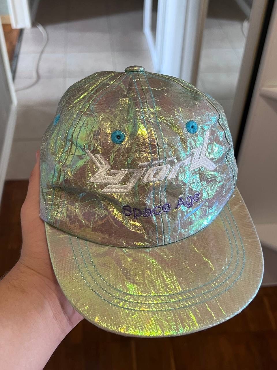 Vintage 90s💥 VERY RARE Bjork Space Age Chameleon vintage cap hat | Grailed