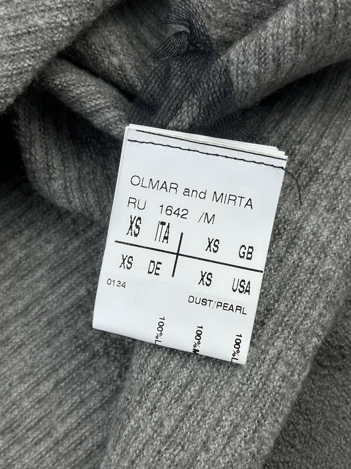 Rick Owens FW06 Rick Owens Dustulator Striped Wool Knit Longsleeve ...