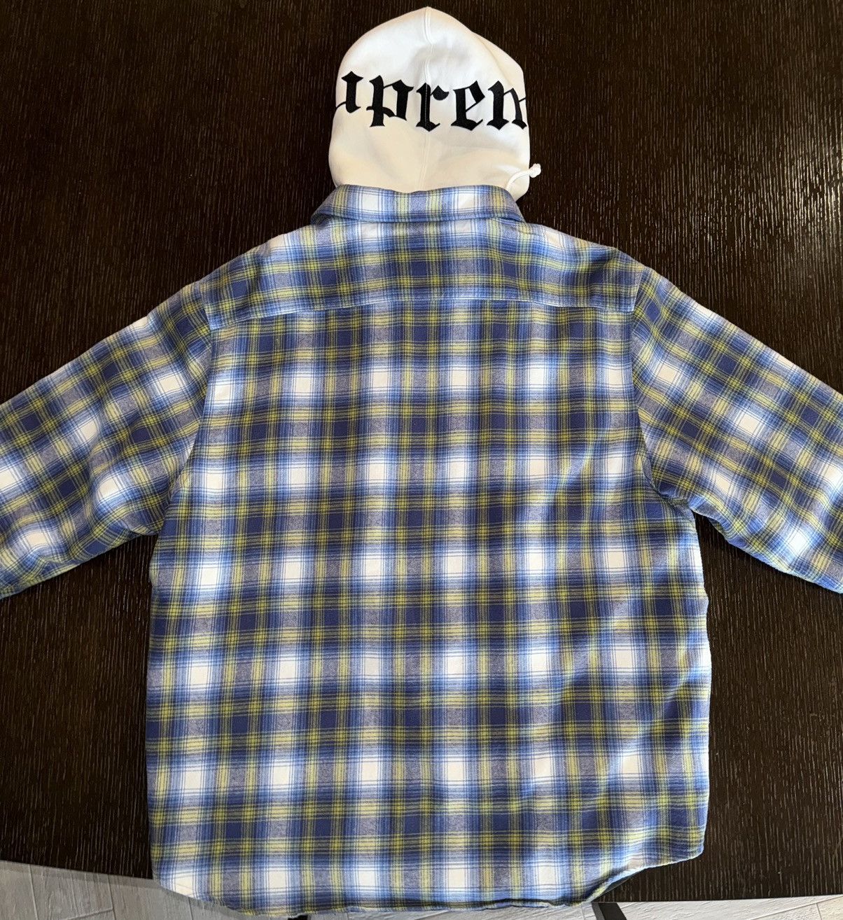 Supreme Supreme Hooded Flannel Zip up shirt | Grailed Supreme Supreme Hooded Flannel Zip up shirt | Grailed