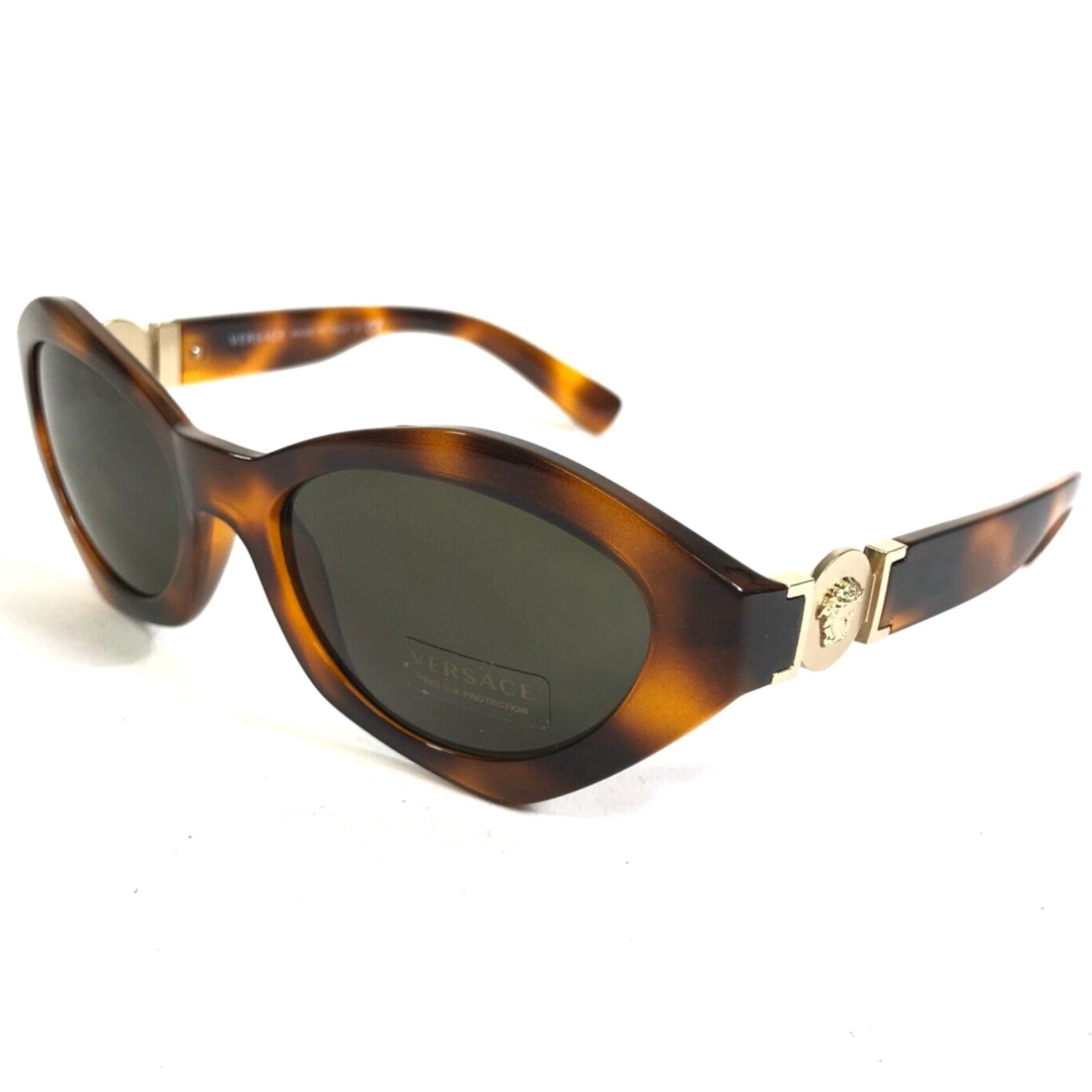 Versace Versace Sunglasses MOD.4334 5119/71 Tortoise Thick Rim Frames ...