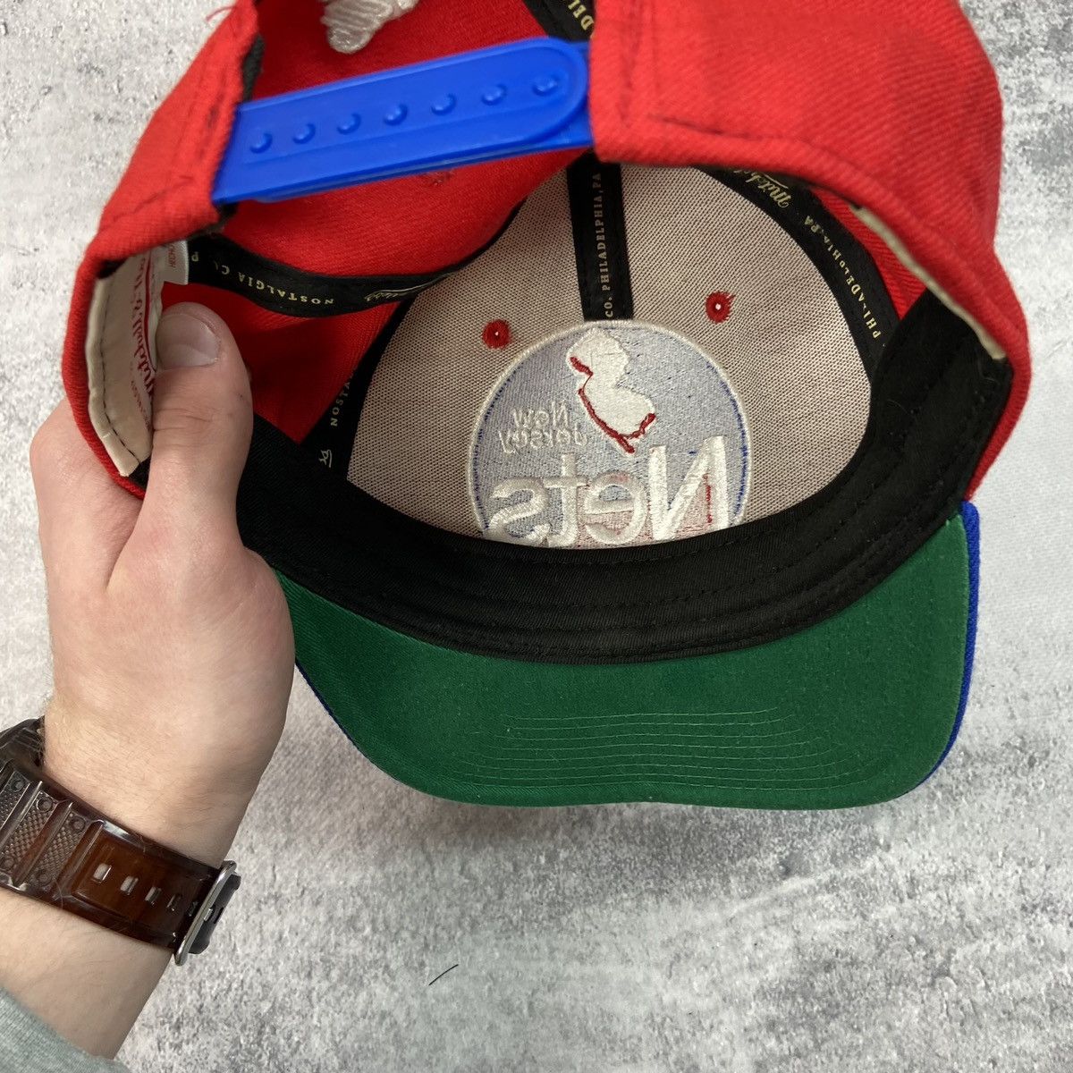 Vintage 00s VINTAGE NBA New Jersey Nets Brooklyn Cap Snapback | Grailed