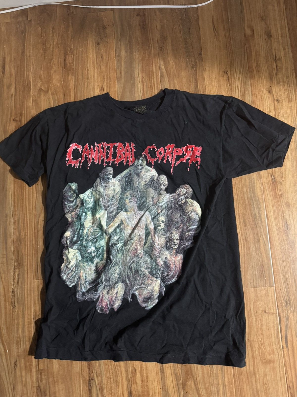 Vintage 1994 Cannibal Corpse Bleeding Tour Shirt | Grailed