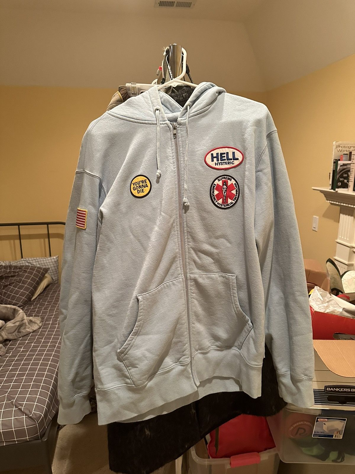 Hysteric Glamour × Supreme Supreme x Hysteric Glamour Middle Finger Zip ...