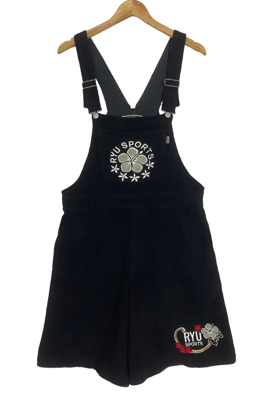 Archival Clothing Vintage RYU SPORTS Fleece Short Overall | Grailed