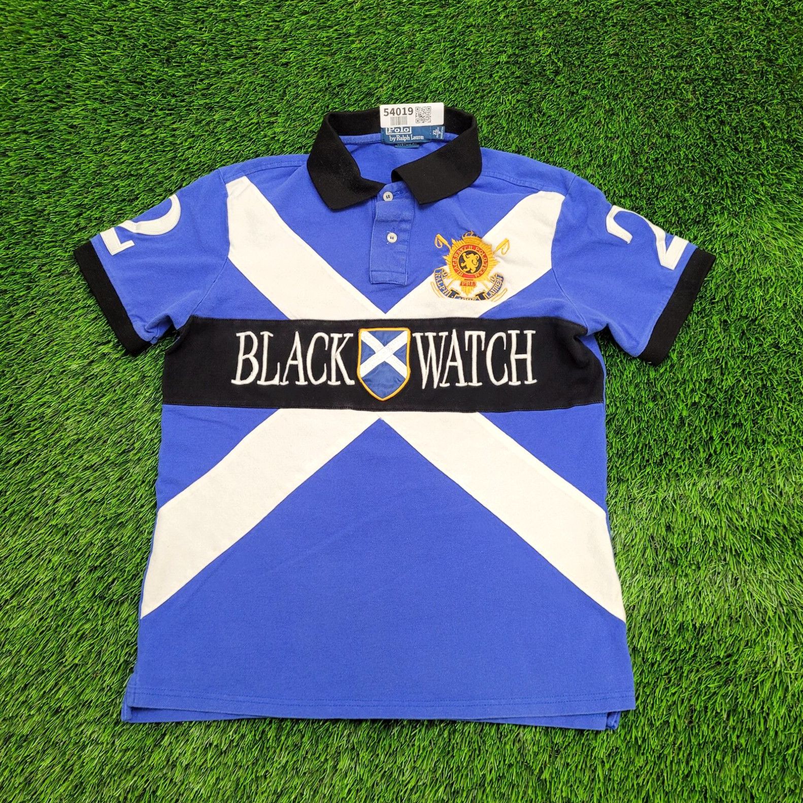 Ralph Lauren Vintage Ralph-Lauren Black-Watch 2 Polo Shirt M 20x25 (XL ...