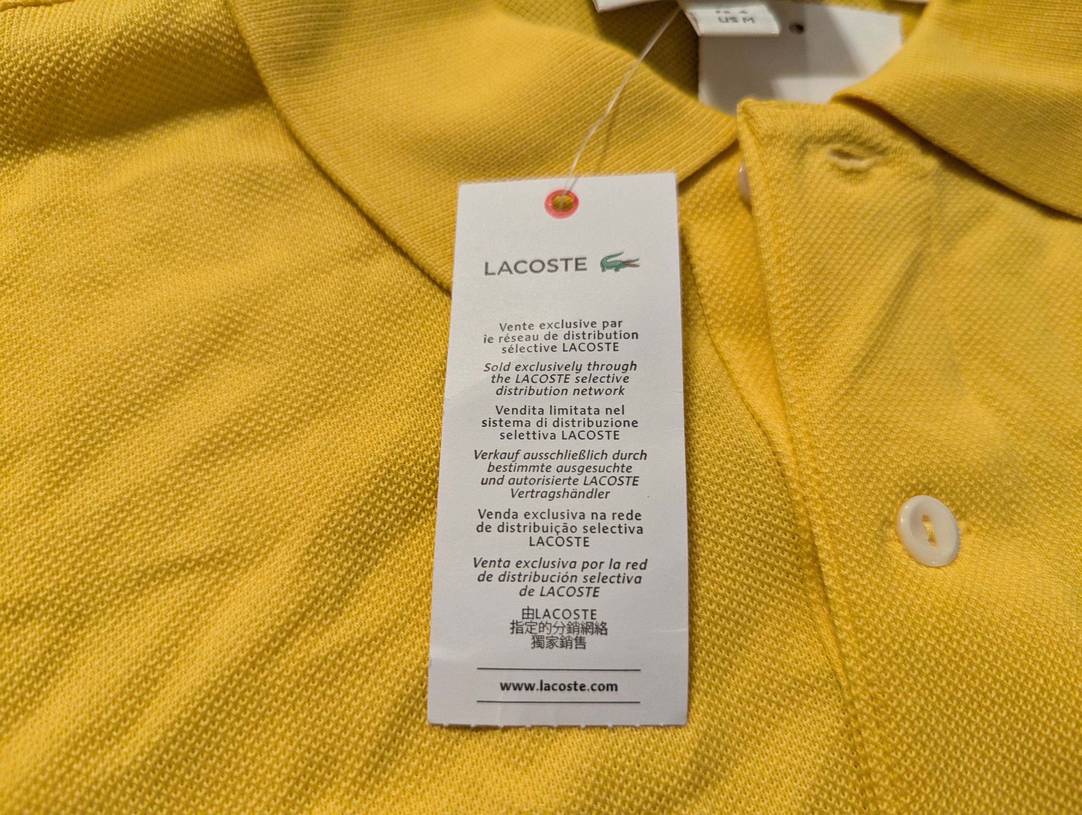Lacoste Polo, new with tags | Grailed
