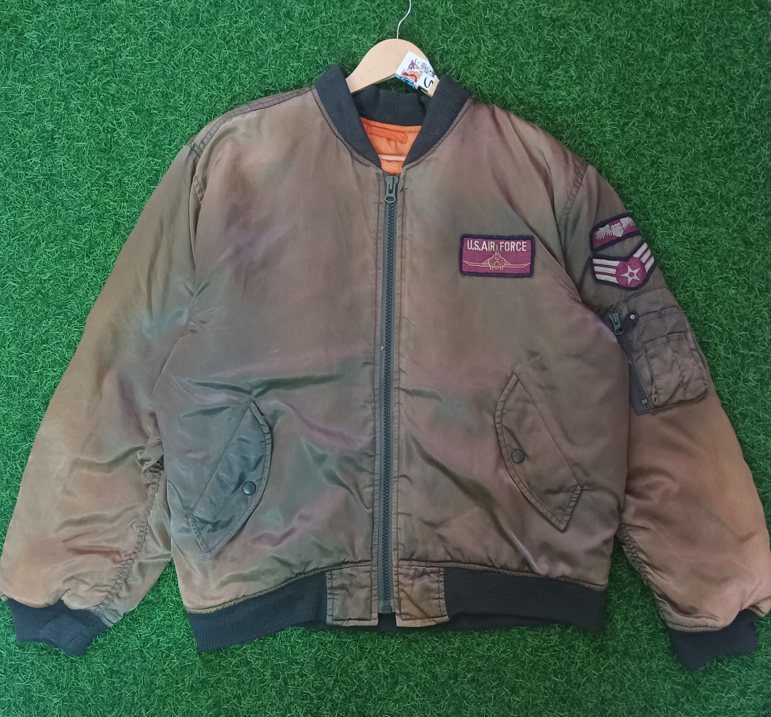 Vintage VINTAGE 90s BOMBER JACKET US AIRFORCE | Grailed