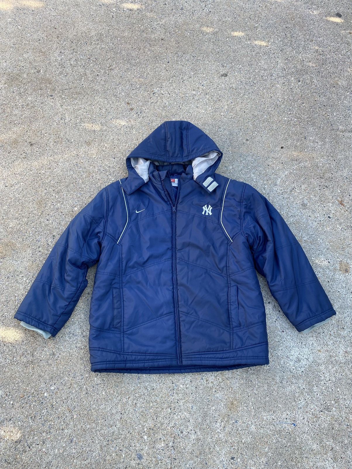 New York Yankees × Nike × Vintage Nike New York Yankees winter jacket ...