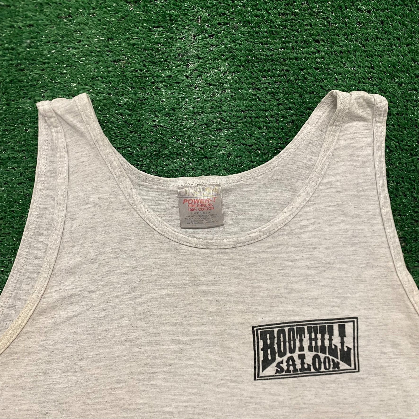 Vintage Vintage 90s Boot Hill Saloon Single Stitch Biker Punk Tank ...