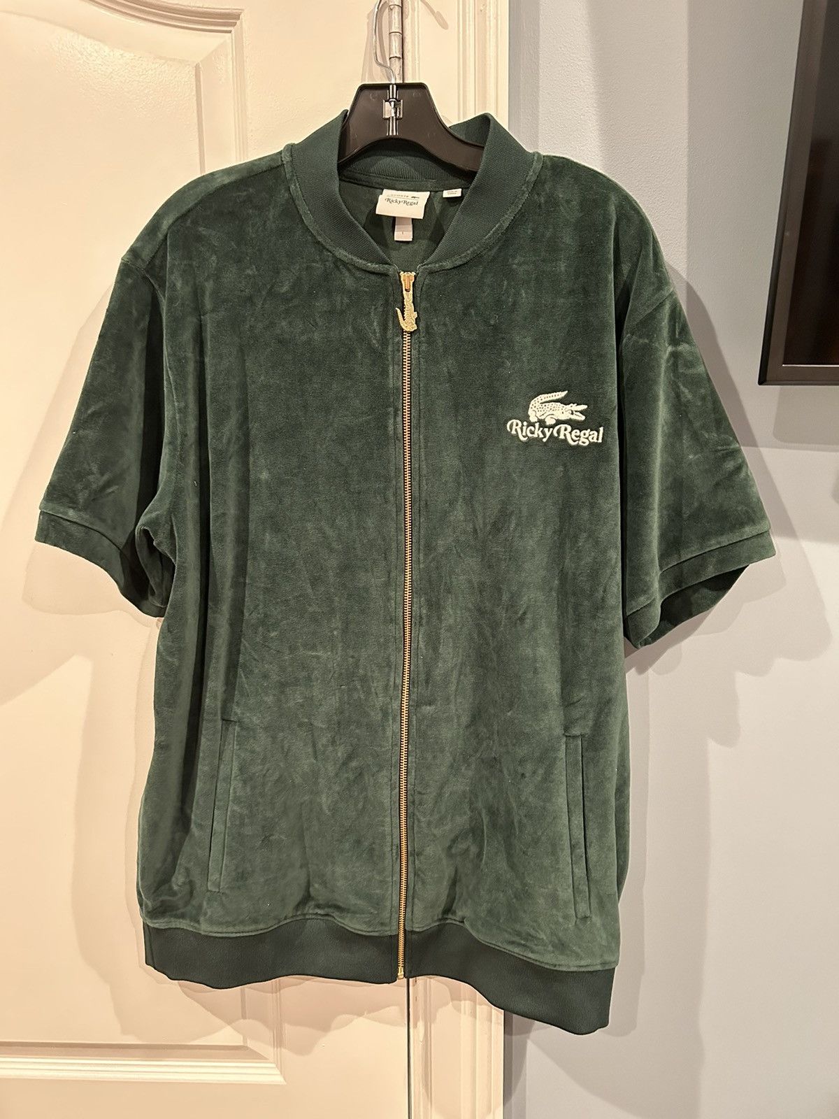 Lacoste Lacoste x Ricky Regal Velvet Zip Jacket | Grailed