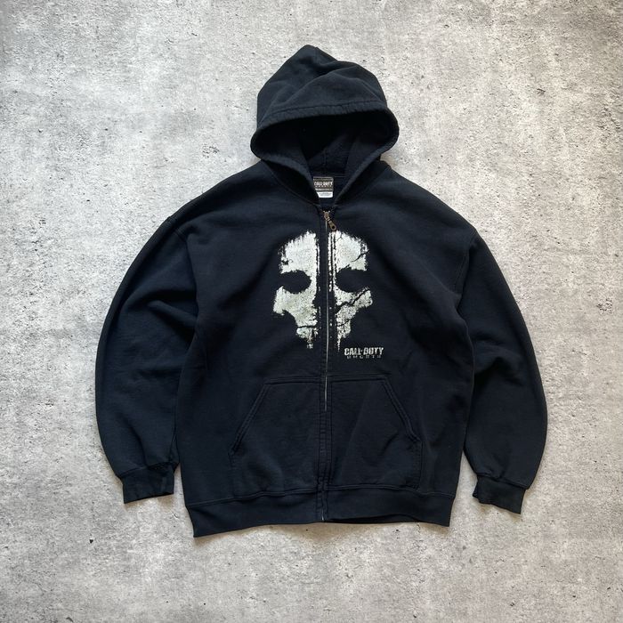 Vintage Vintage Call Of Duty Ghosts Zip Hoodie Distressed 90s | Grailed