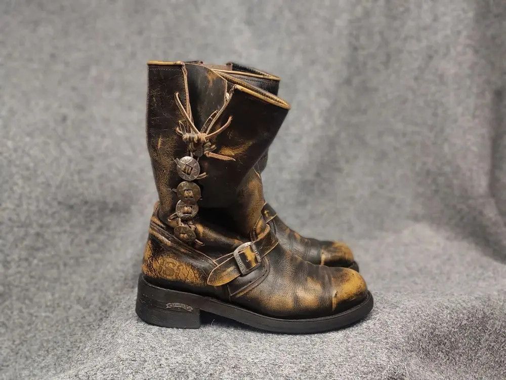 Sendra Sendra Walker Hurricane Motorcycle Cowboy Faded Color Boots ...