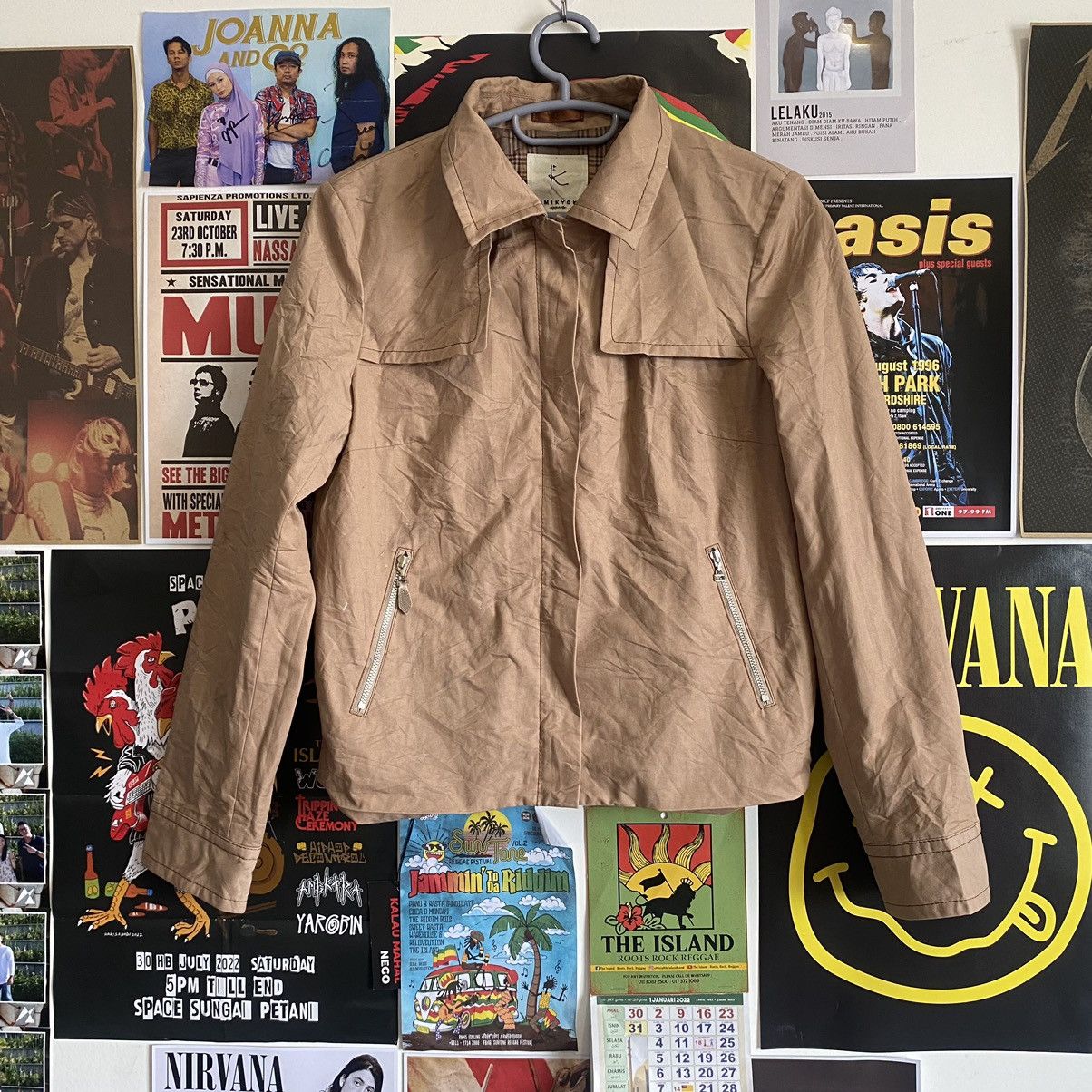 Vintage Vintage Kumikyoku Japanese Zipped Up Light Jacket | Grailed