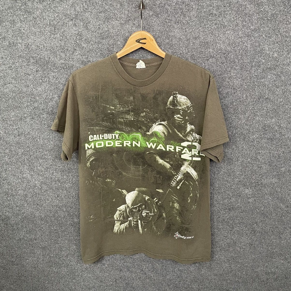 Streetwear × Vintage Vintage Y2K Call of Duty 2 Modern Warfare Promo T ...