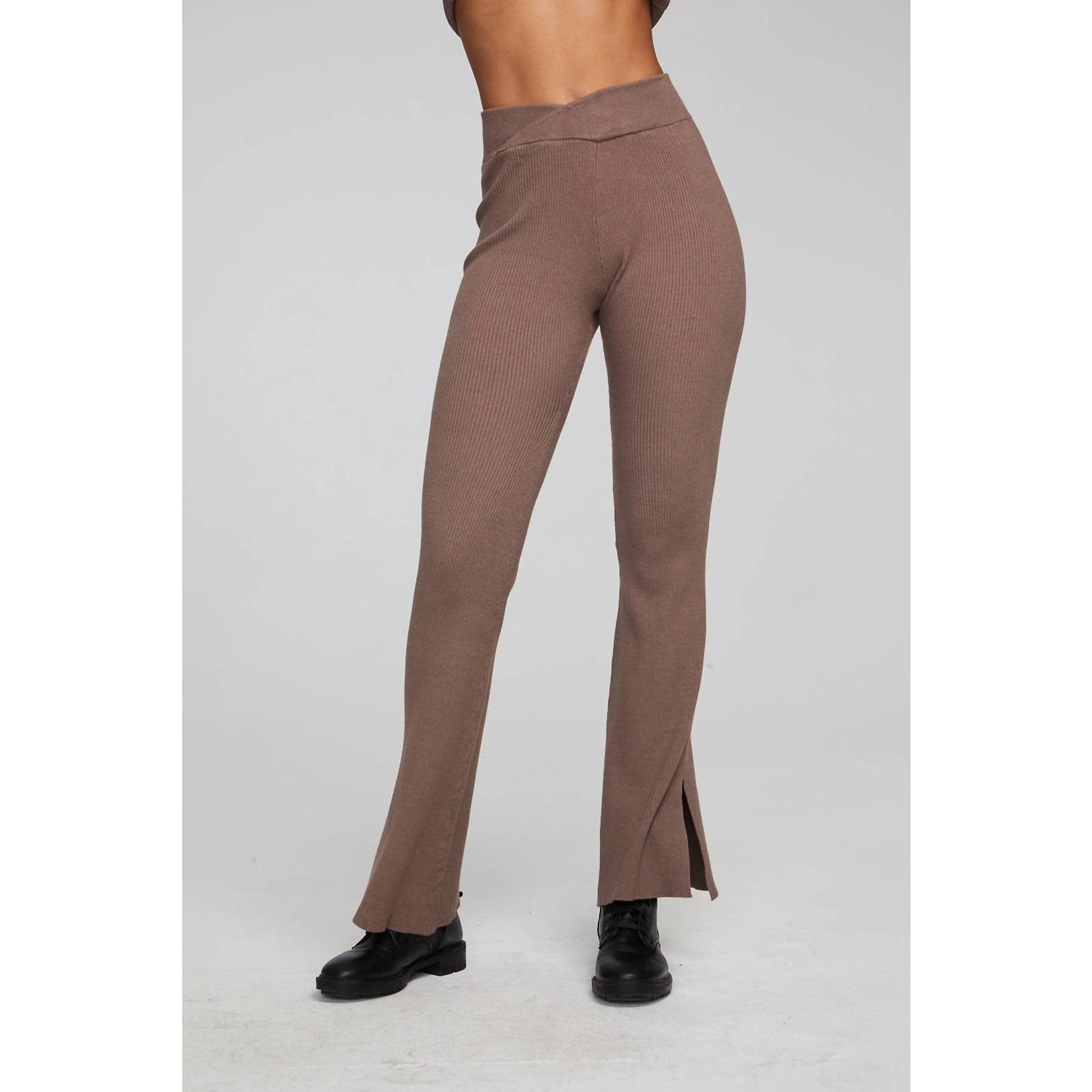 Chaser LA CHASER Party Flare Bottoms In Deep Taupe | Grailed