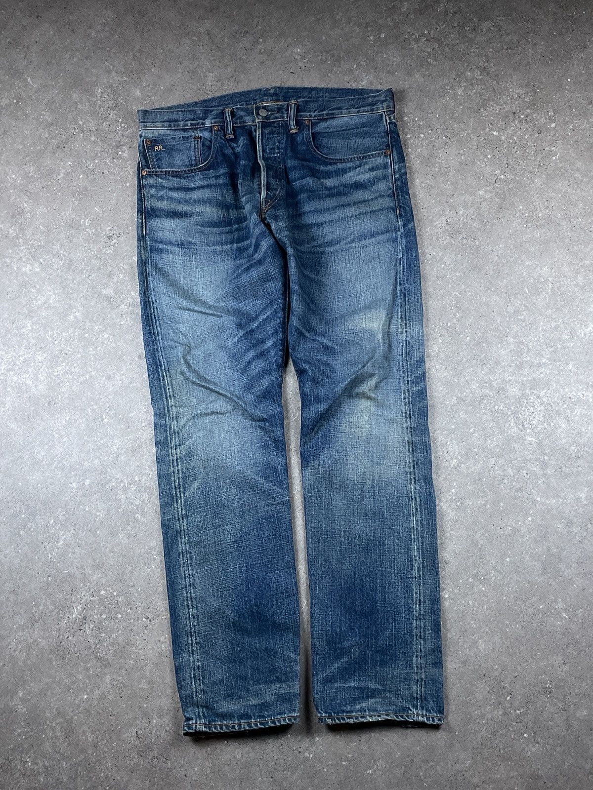 RRL Ralph Lauren double RL selvedge straight leg jeans japanese | Grailed
