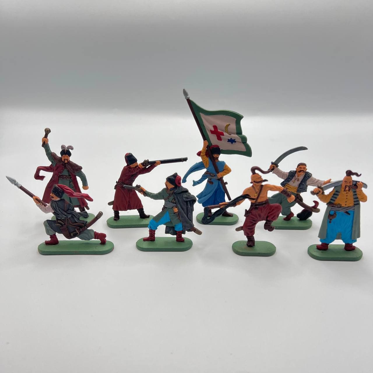 Vintage 1980 Vintage Toy Plastic Set 8 Soldiers Cossacks Figures | Grailed