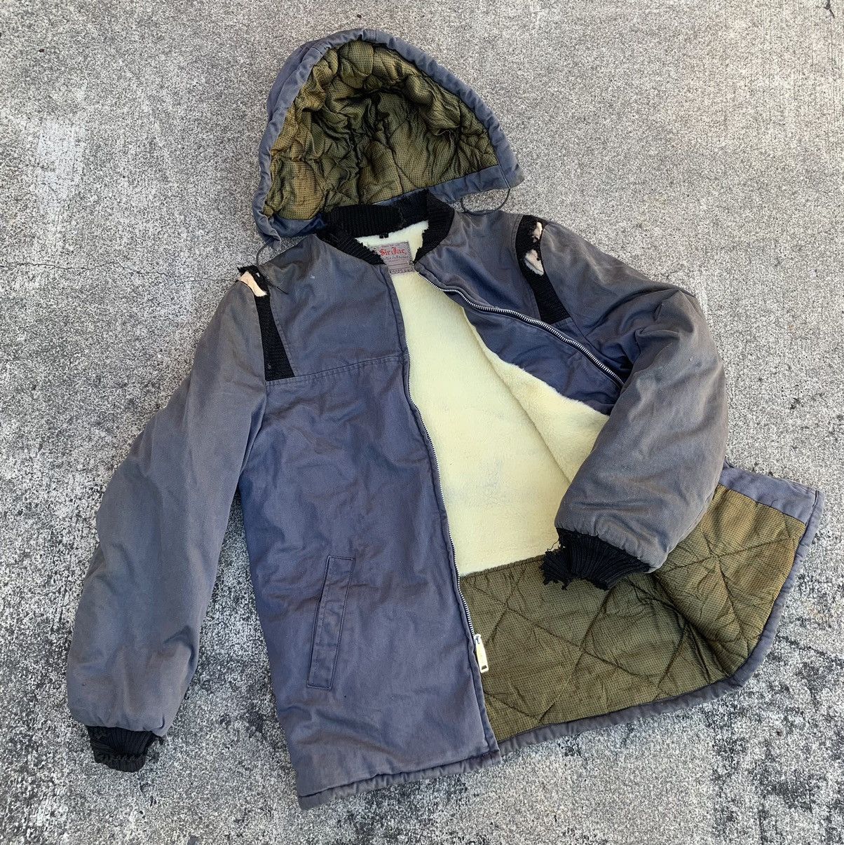 Vintage Vintage 50s 60s Sir Jac Canvas Work Jacket Conmatic Zipper ...