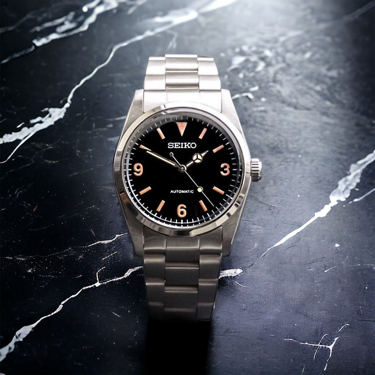 Japanese Brand × Seiko Seiko Mod Vintage Explorer 1 36mm Oyster ...