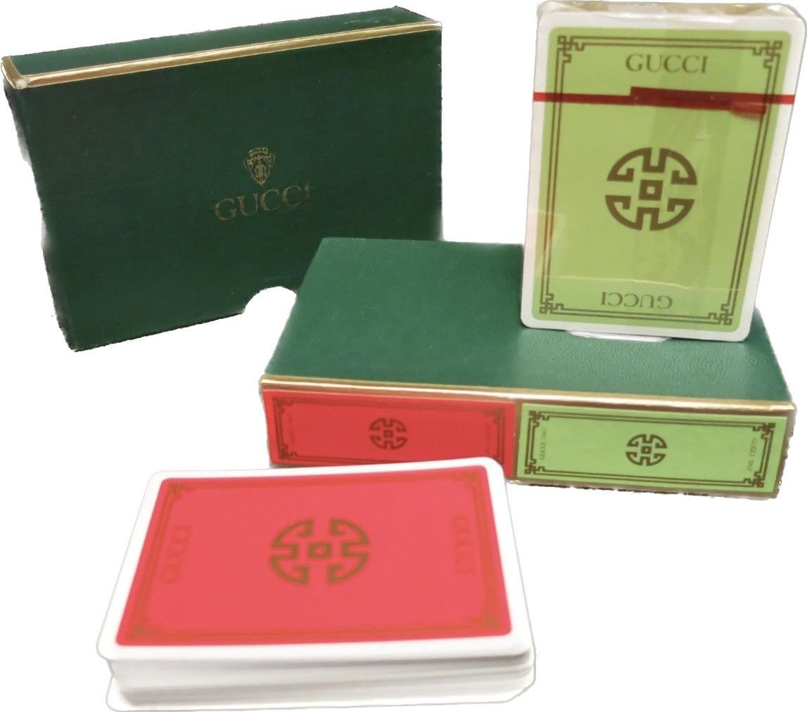 Gucci × Vintage Vintage GUCCI Playing Cards - 2 Decks | Grailed