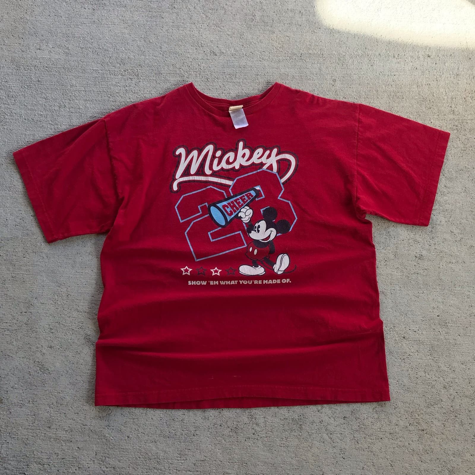 Mickey Mouse Vintage Mickey Mouse Cheer Graphic T-shirt | Grailed