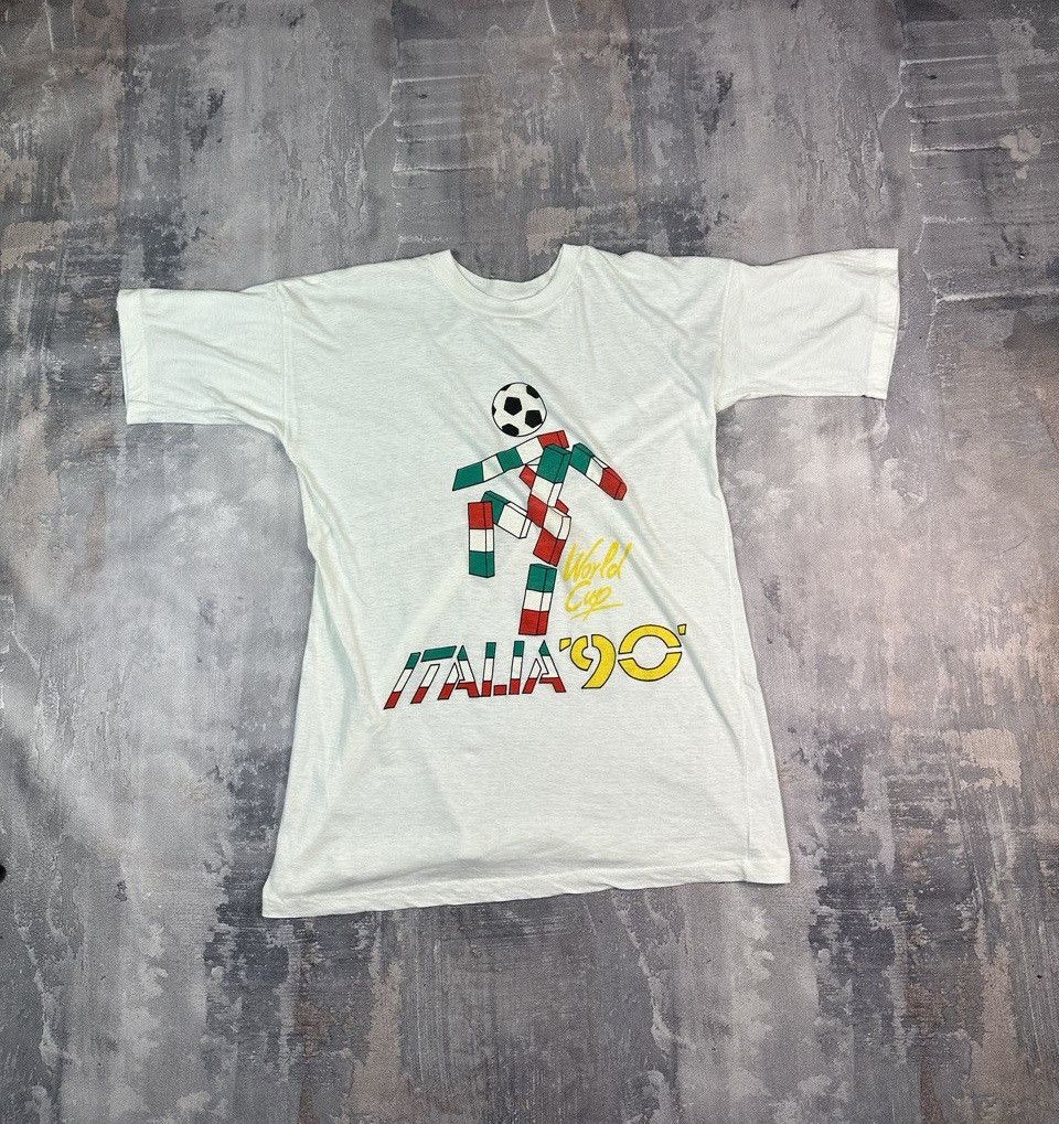 Vintage 1990 FIFA World Cup Italia '90 single stitch t-shirt | Grailed