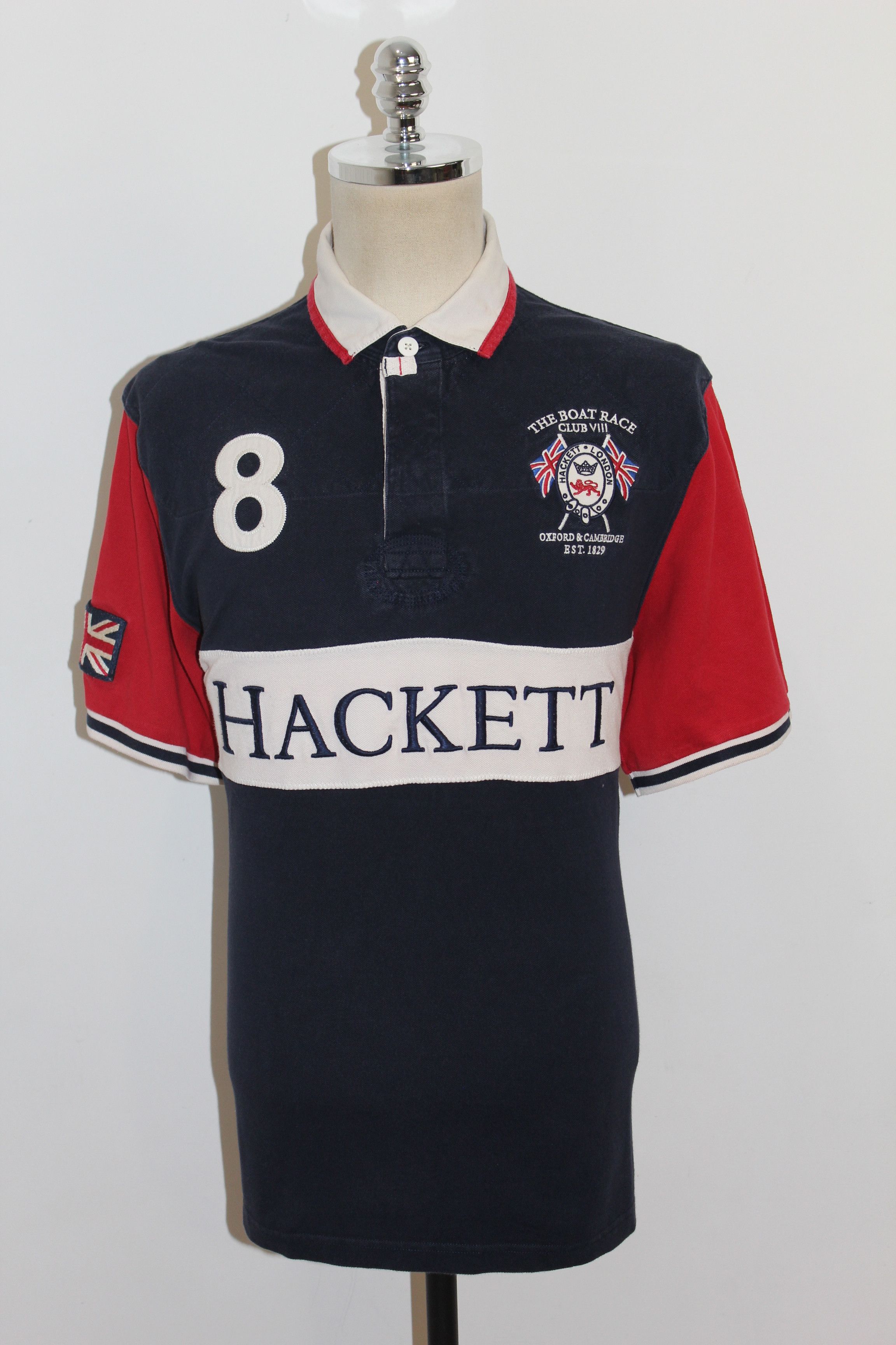 Hackett MENS HACKETT Short Sleeve Rugby Polo Shirt | Grailed