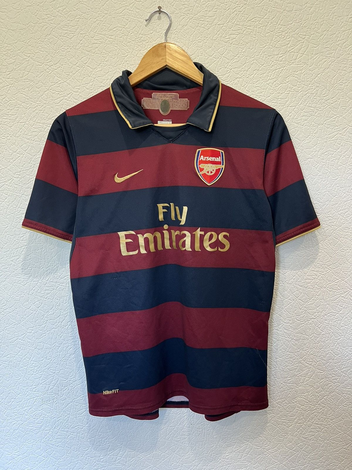 Nike × Soccer Jersey × Vintage Nike Arsenal 2007/2008 Third Kit Soccer ...