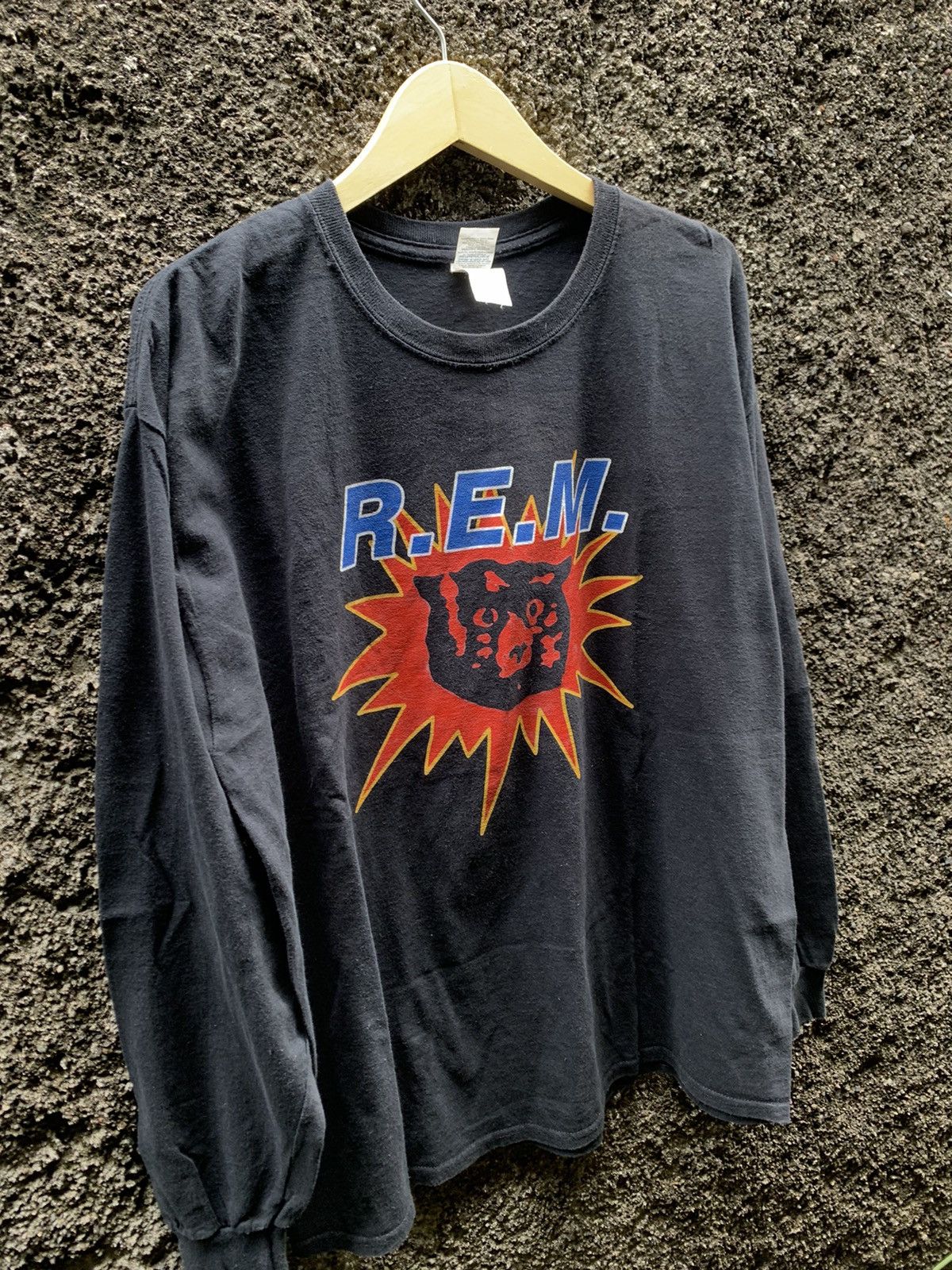 Band Tees × R.E.M. × Vintage Vtg REM monster Tour Longsleeve | Grailed