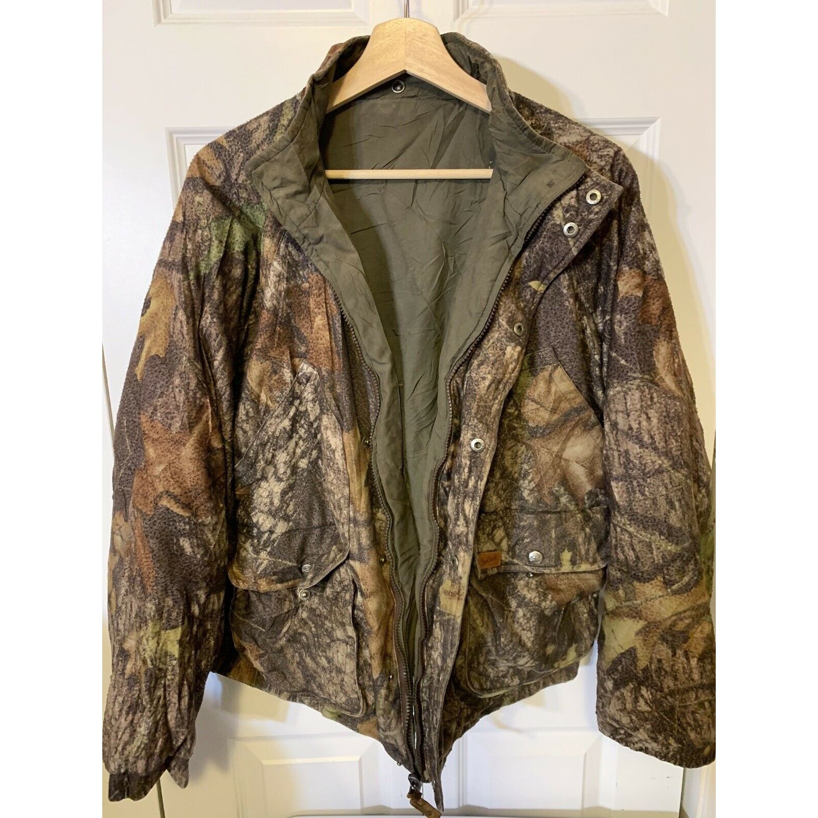 Woolrich Woolen Mills Vtg Woolrich Men's Sz L 42-44 Camo Coat Jacket ...