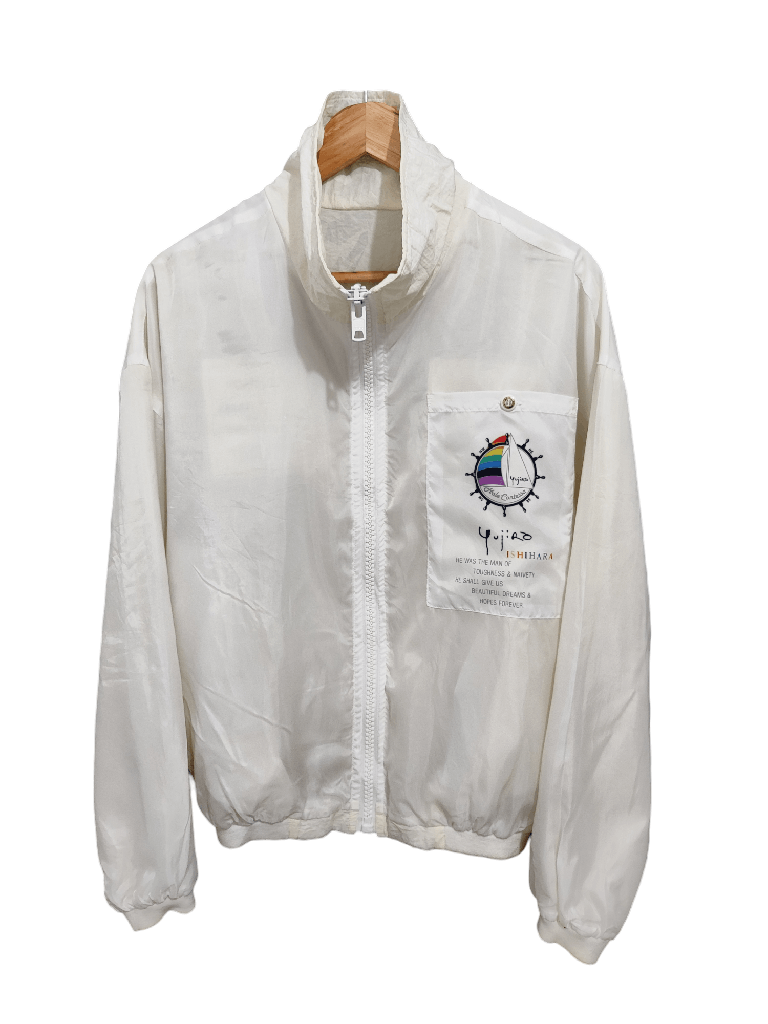 Japanese Brand VINTAGE YUJIRO ISHIHARA REVERSIBLE WINDBREAKER | Grailed