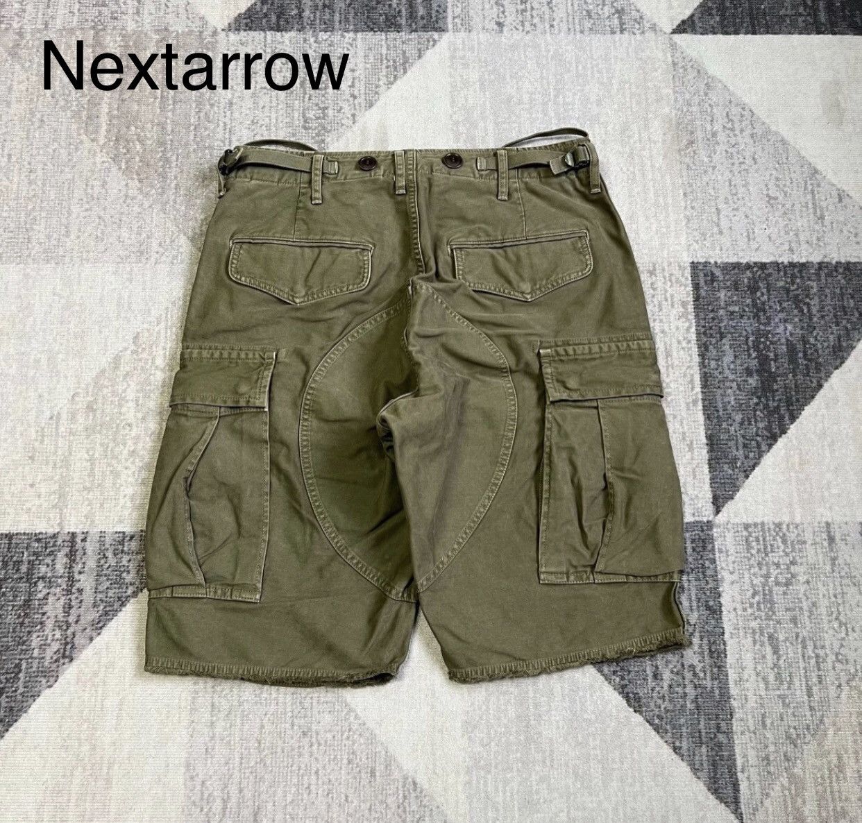 Visvim VISVIM 17AW EIGER SANCTION Heavy Used Military Short | Grailed