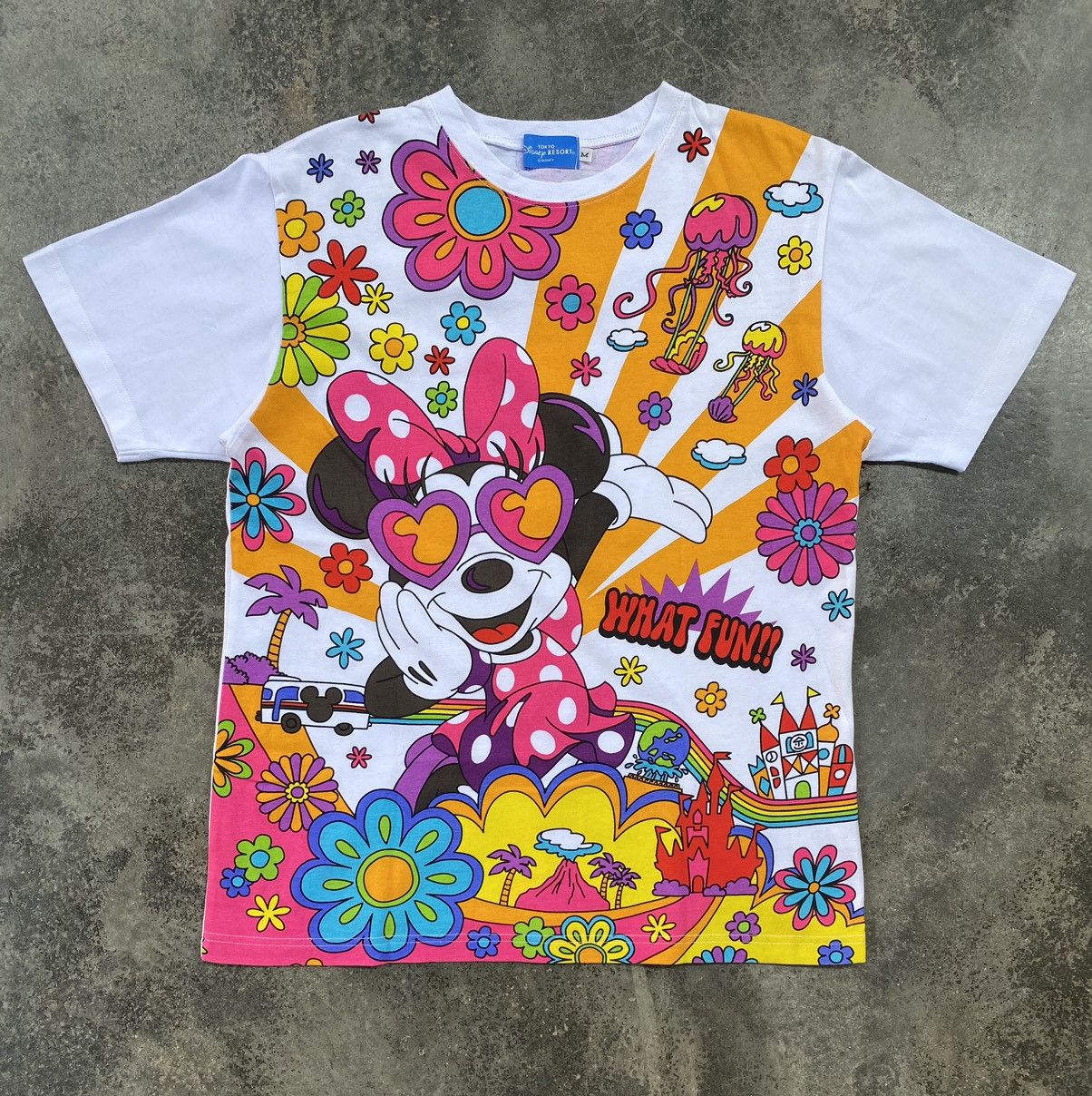 Disney × Mickey Mouse × Vintage Vintage Mickey Mouse Disney Flower Tees ...