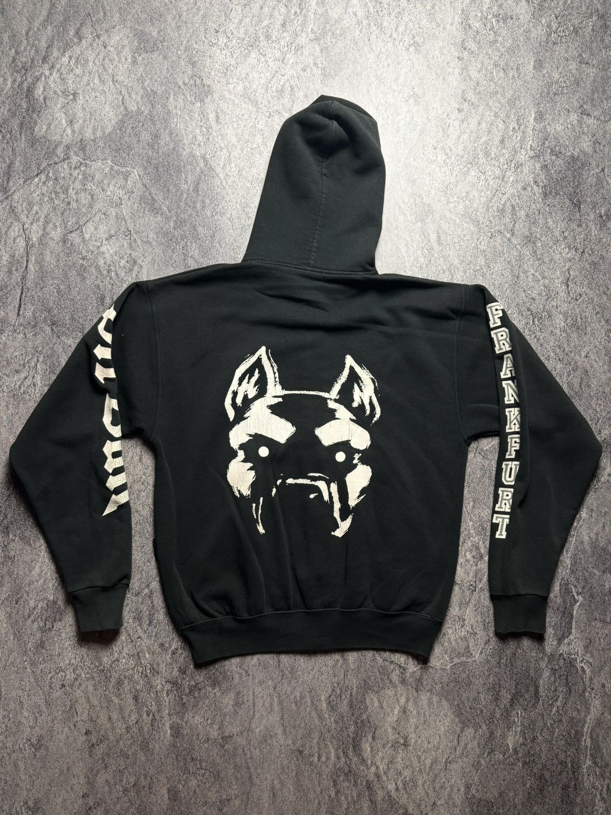 Vintage Pit bull Germany soccer blokecore hooligan zip hoodie | Grailed