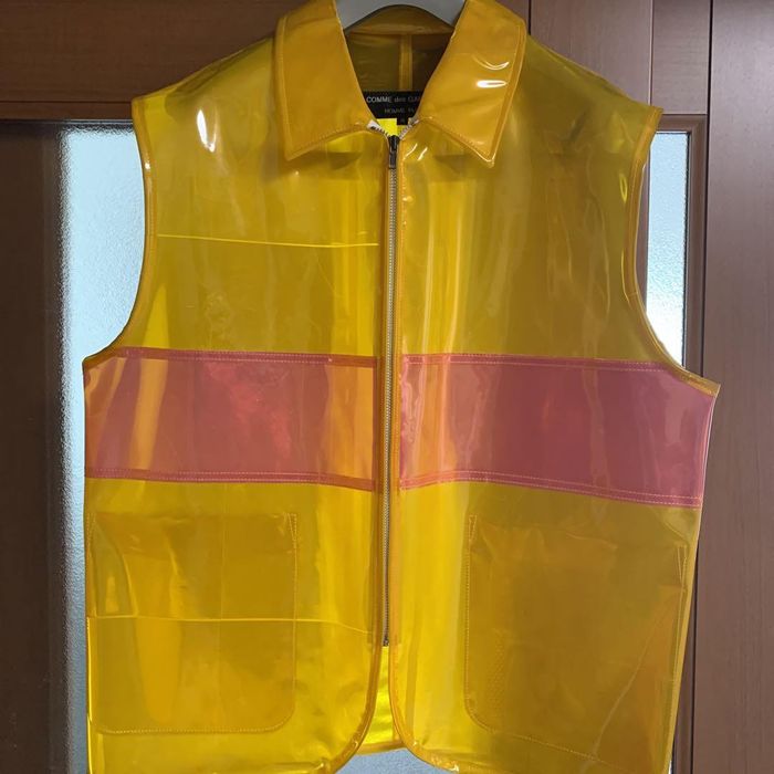 Comme Des Garcons Homme Plus Archive 96SS PVC Translucent Zip Vest ...
