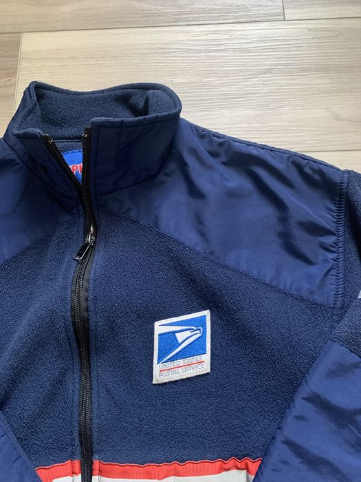Vintage 1990s USPS FLEECE JACKET / MADE IN USA | Grailed