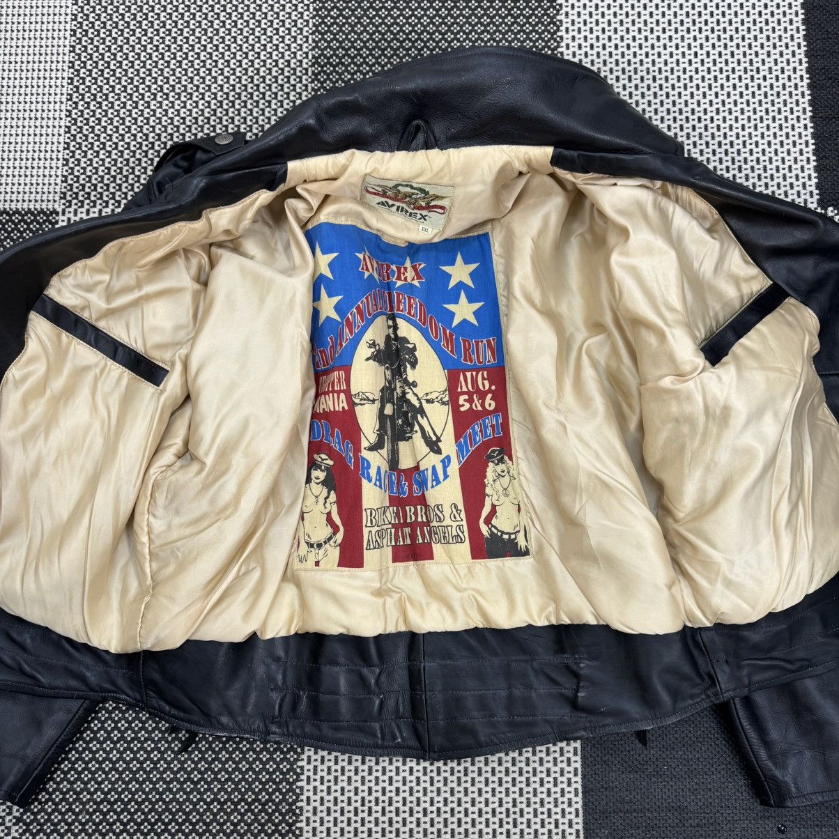Avirex AVIREX vintage leather jacket motorcycle | Grailed