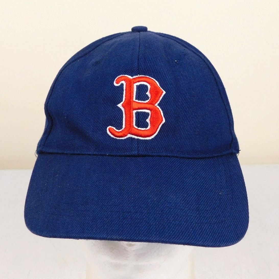 MLB Retro Boston Red Sox Hat Adjustable Blue Red Soft Crown 90s | Grailed