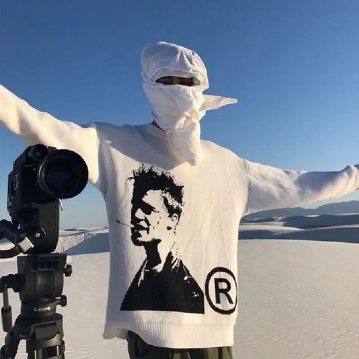 Vintage Streetwear Fight Club Unisex Cigarette Tyler Durden Sweater ...