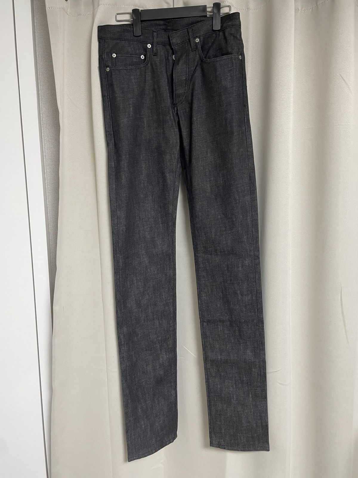 Hedi Slimane Dior Homme 07AW Black Selvedge Denim Jeans (Made in Japan) | Grailed
