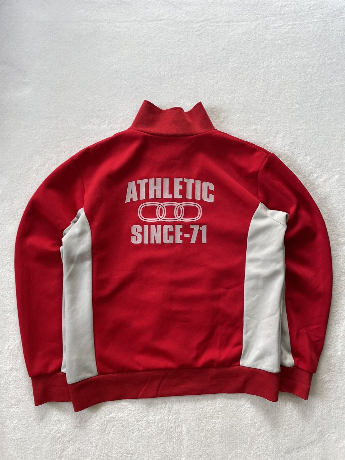 Nike 🍓 NIKE ATHLETIC 71 RETRO SWOOSH BIG BACK LOGO TRACK JACKET | Grailed