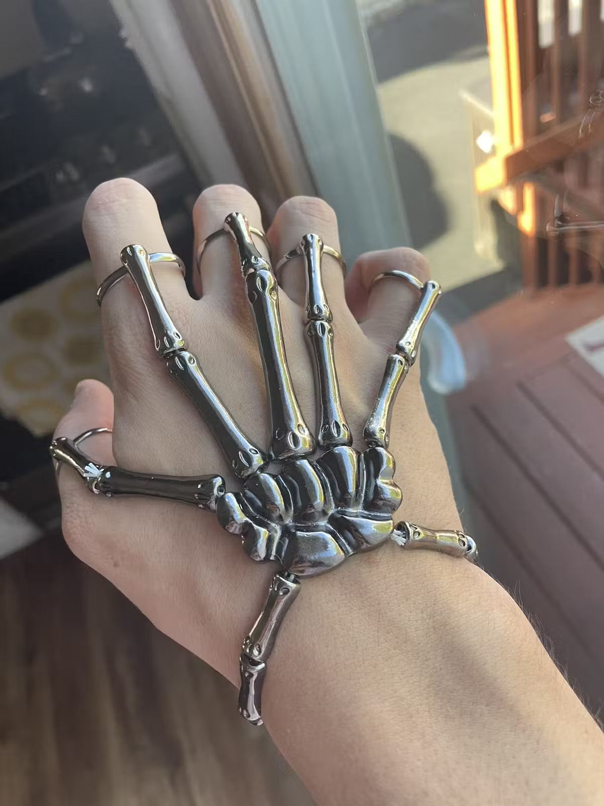 Vintage Gunmetal Exo-Skeleton Hand Jewelry | Grailed