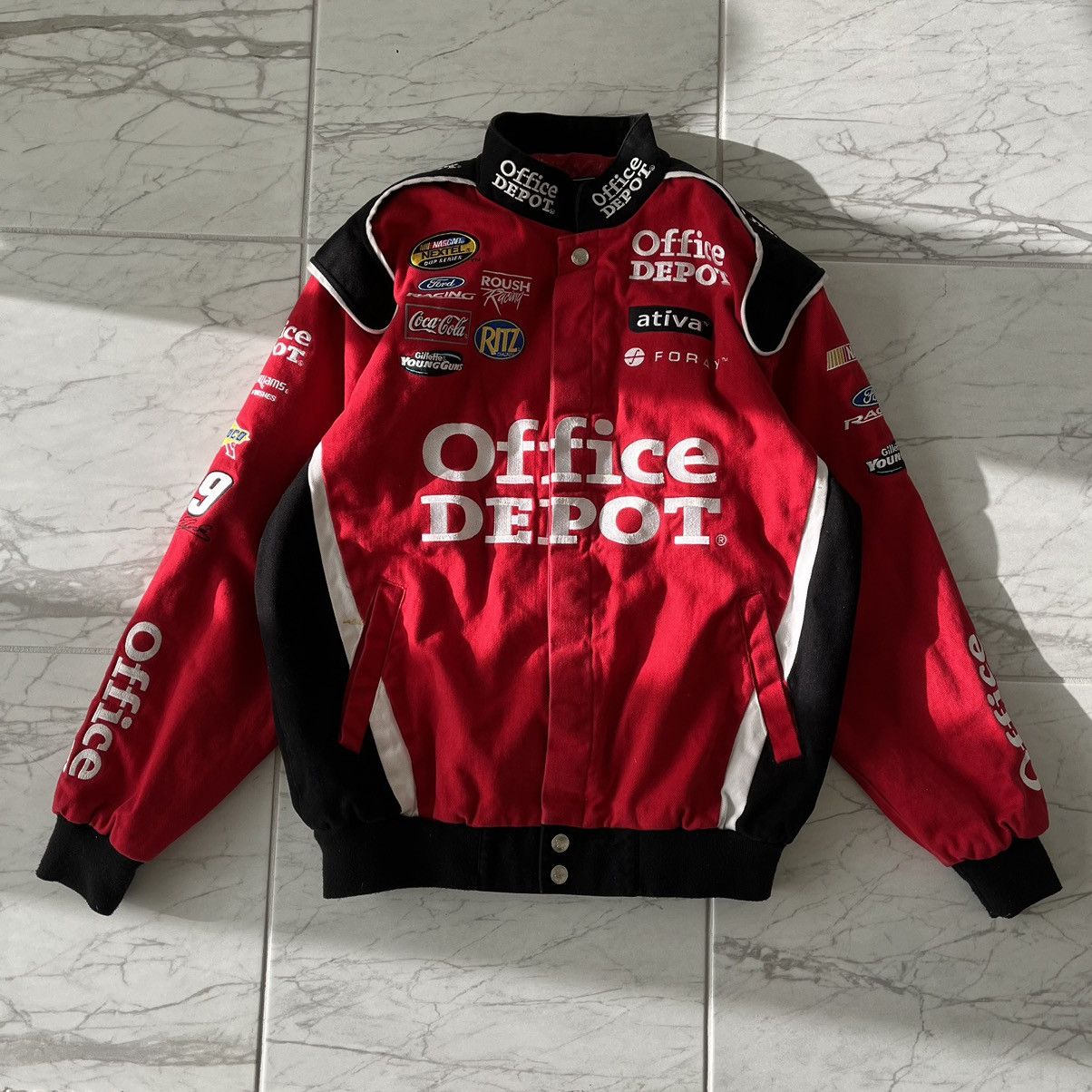 Chase Authentics × Streetwear × Vintage Nascar Jacket Carl Edwards ...