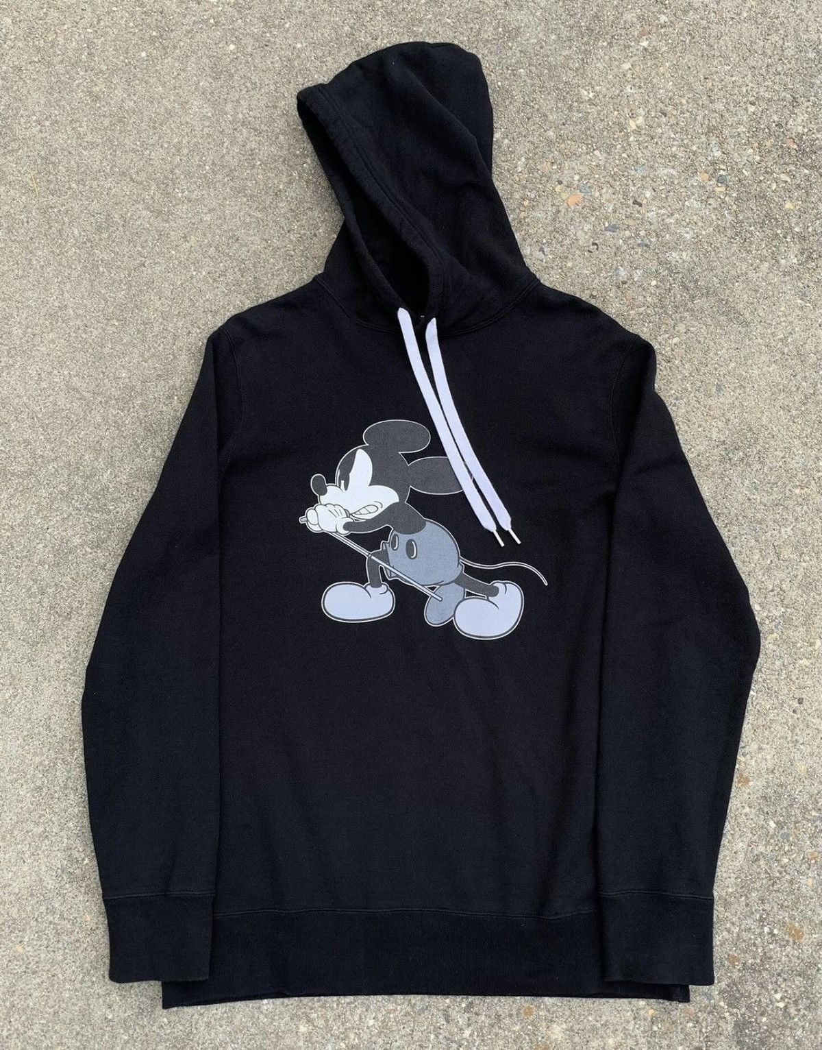 Number (N)ine Number Nine Mickey Hoodie Black | Grailed